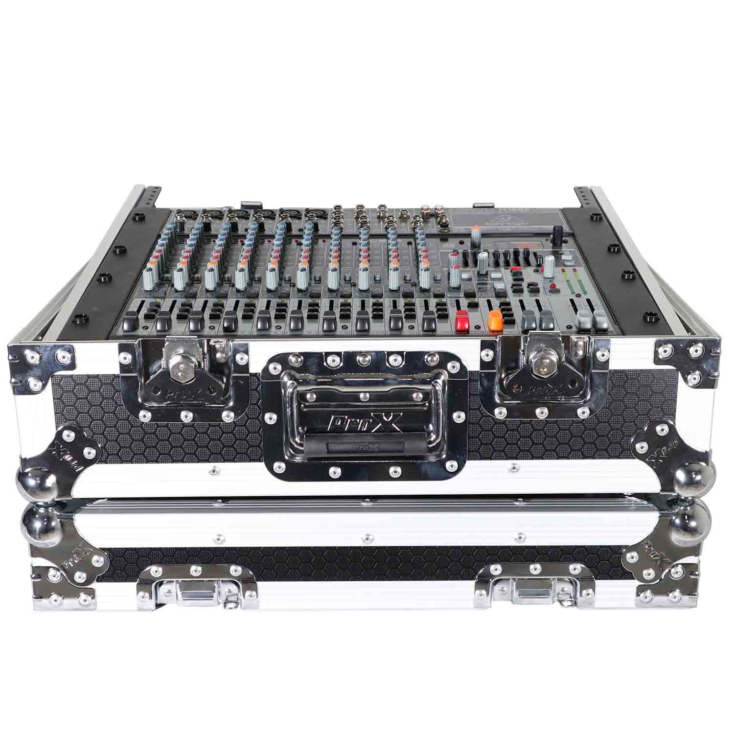 ProX T-MC Top Load Rackmount Mixer Case for 19" DJ Mixer w/ 10U Top Slant