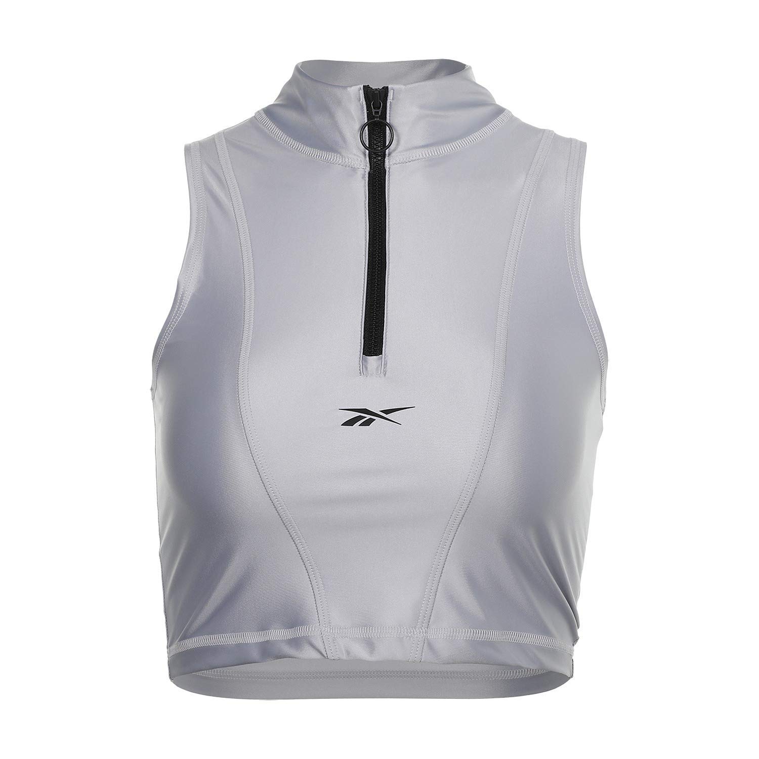Reebok Shiny Lycra Crop, Sterling Grey, 1X16W