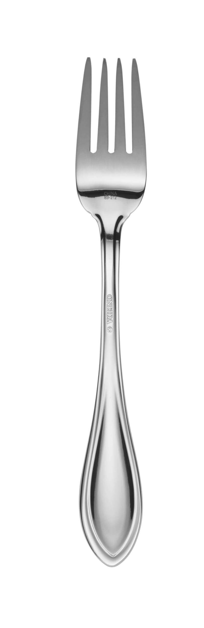Oneida American Harmony 45 Piece Everyday Flatware, Service for 8, 18/0 Stainless Steel, Silverware Set, Dishwasher Safe, Silver