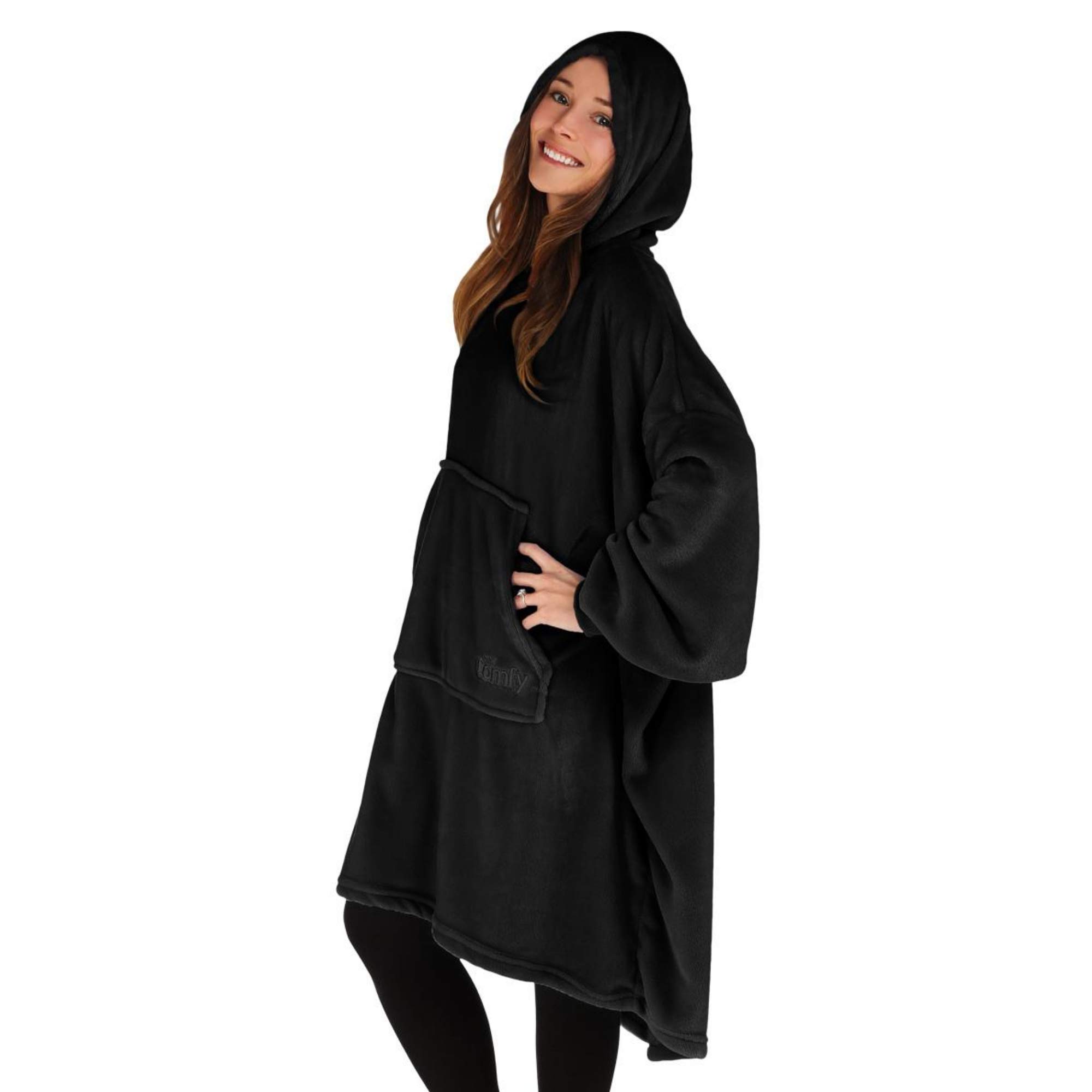 THE COMFY Dream | Disney | Marvel | Lucas | Oversized Light Microfiber Wearable Blanket, Seen On Shark Tank, One Size Fits All (Minnie Dark Cherry Tie-dye)