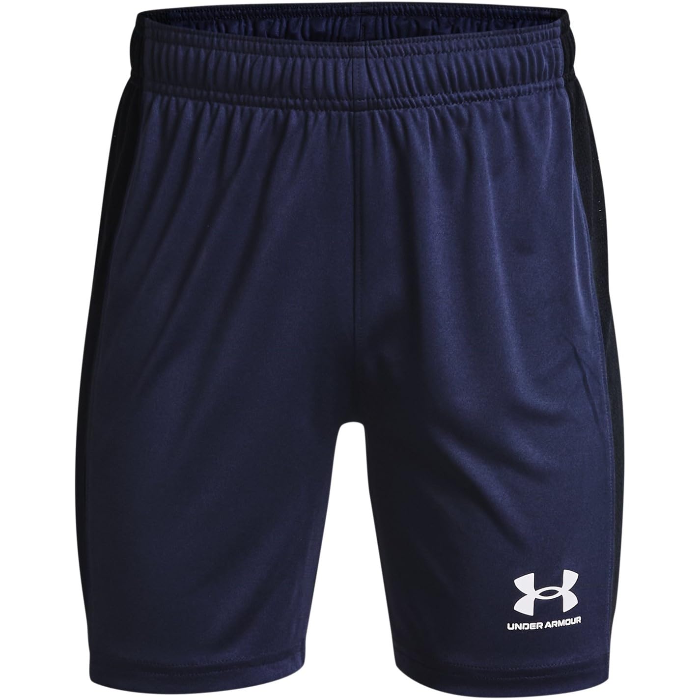 Under Armour Boys' Challenger Knit Shorts, Midnight Navy (410)/White, Youth X-Large