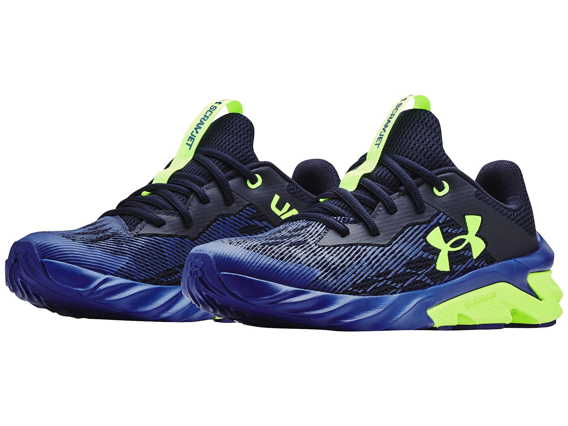 Under Armour Boys' Pre School Scramjet 3, Midnight Navy (407)/Royal, 2 M US