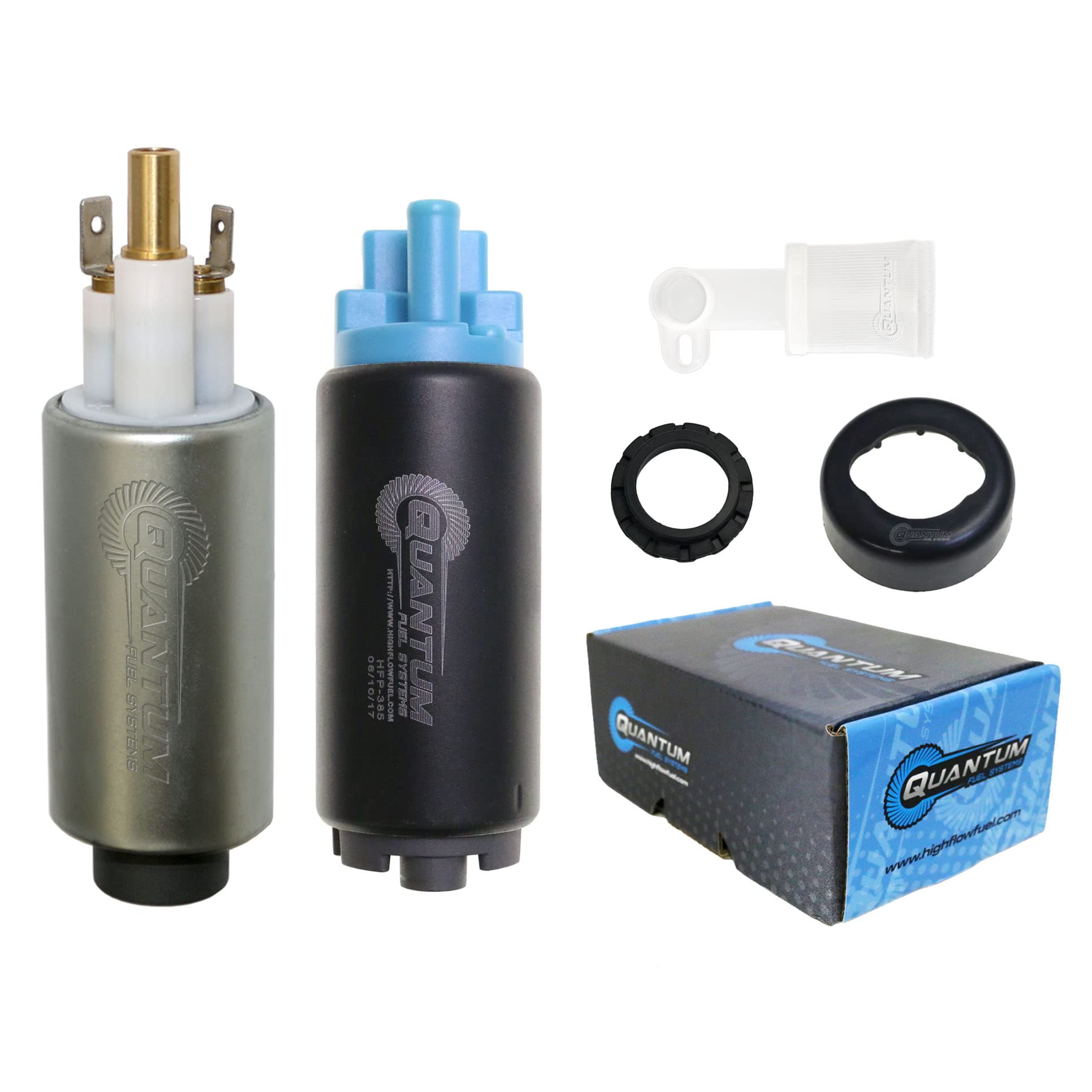 QFS Dual High/Low Pressure Electric OEM Fuel Pumps Replacement for Mercury VST, Mercury Inboard, Mercruiser 30620188S 30810049T 33500000U, 1984-2020, OEM 866169T01, 880596T58