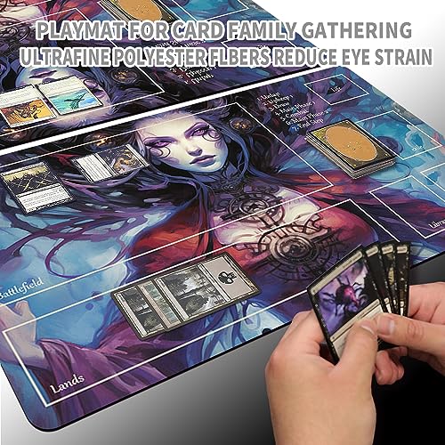 Premium Gaming Mat 60x35cm TCG Compatible with OCG CCG RPG MTG Gaming Mat, Mouse Mat Table Mat (Original Game Mat)