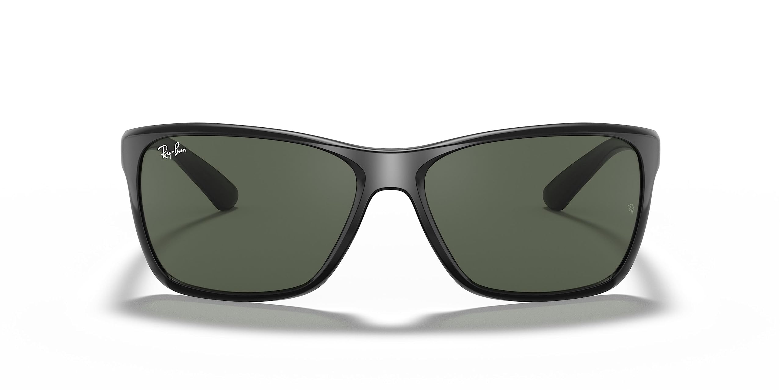 Ray-Ban Men's Rb4331 Square Sunglasses, Light Havana/Dark Brown, 61 mm