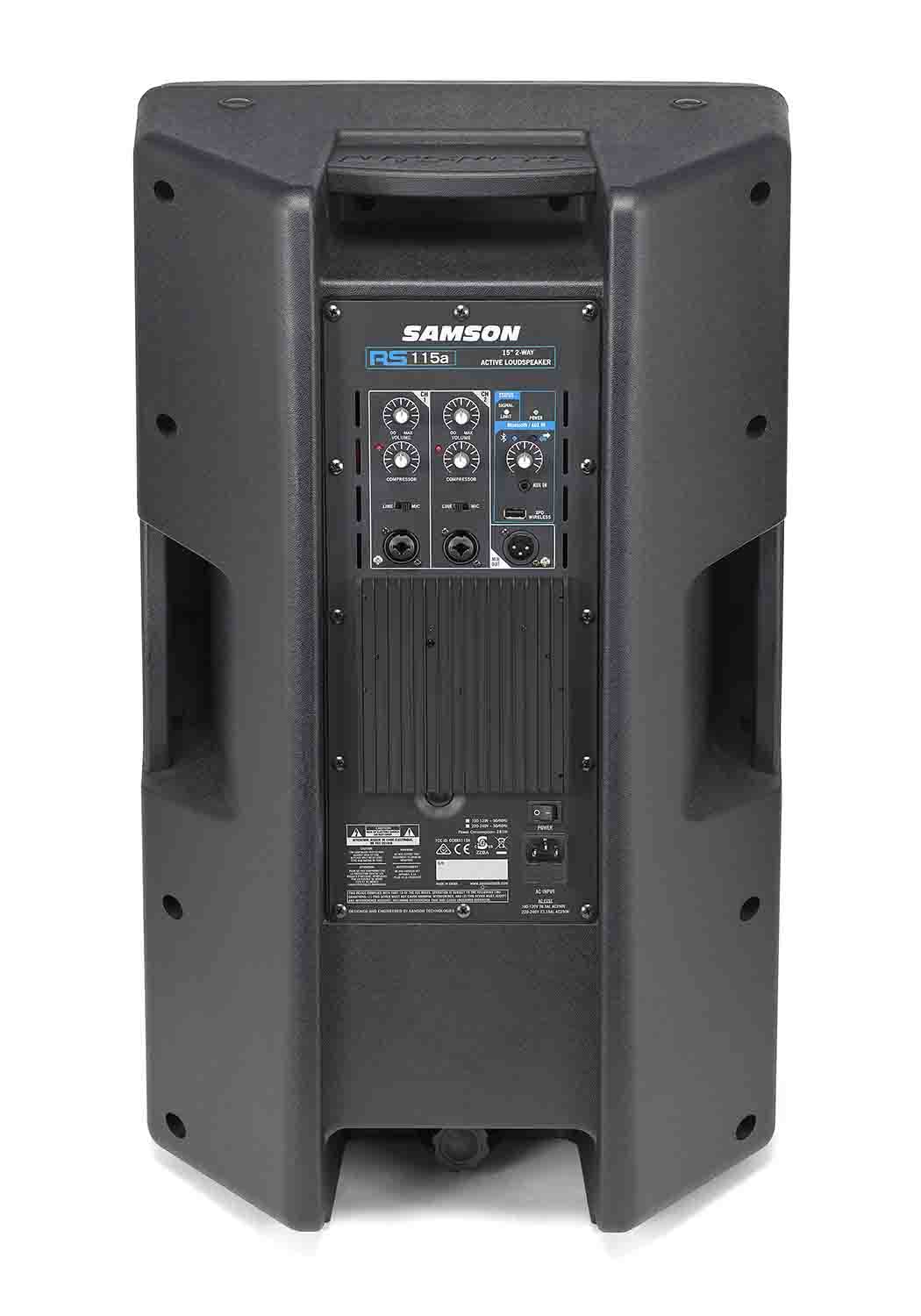 Samson RS115A 15" 400-watt Active Loudspeaker with Bluetooth