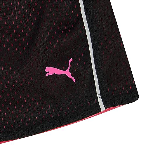 PUMA Girls' Big Active Short, Black, Small
