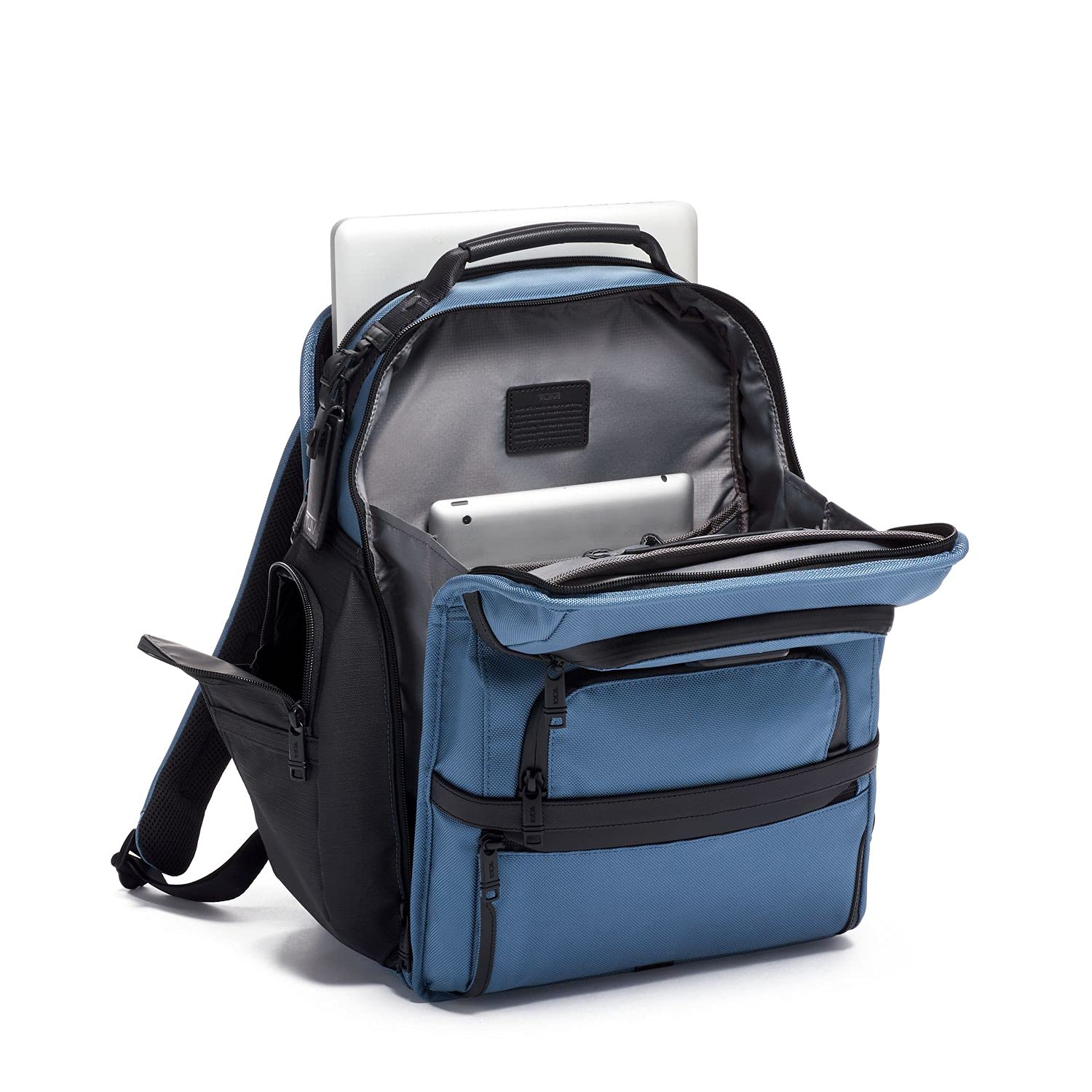 TUMI - Alpha Brief Pack - 15 Inch Computer Backpack for Men and Women - Storm Blue