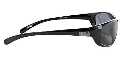 Optic Nerve - 2022 Premium & Affordable Polarized Sport Sunglasses for Men/Women, Backwoods Edition with Shiny Black Frame/Smoke Lens