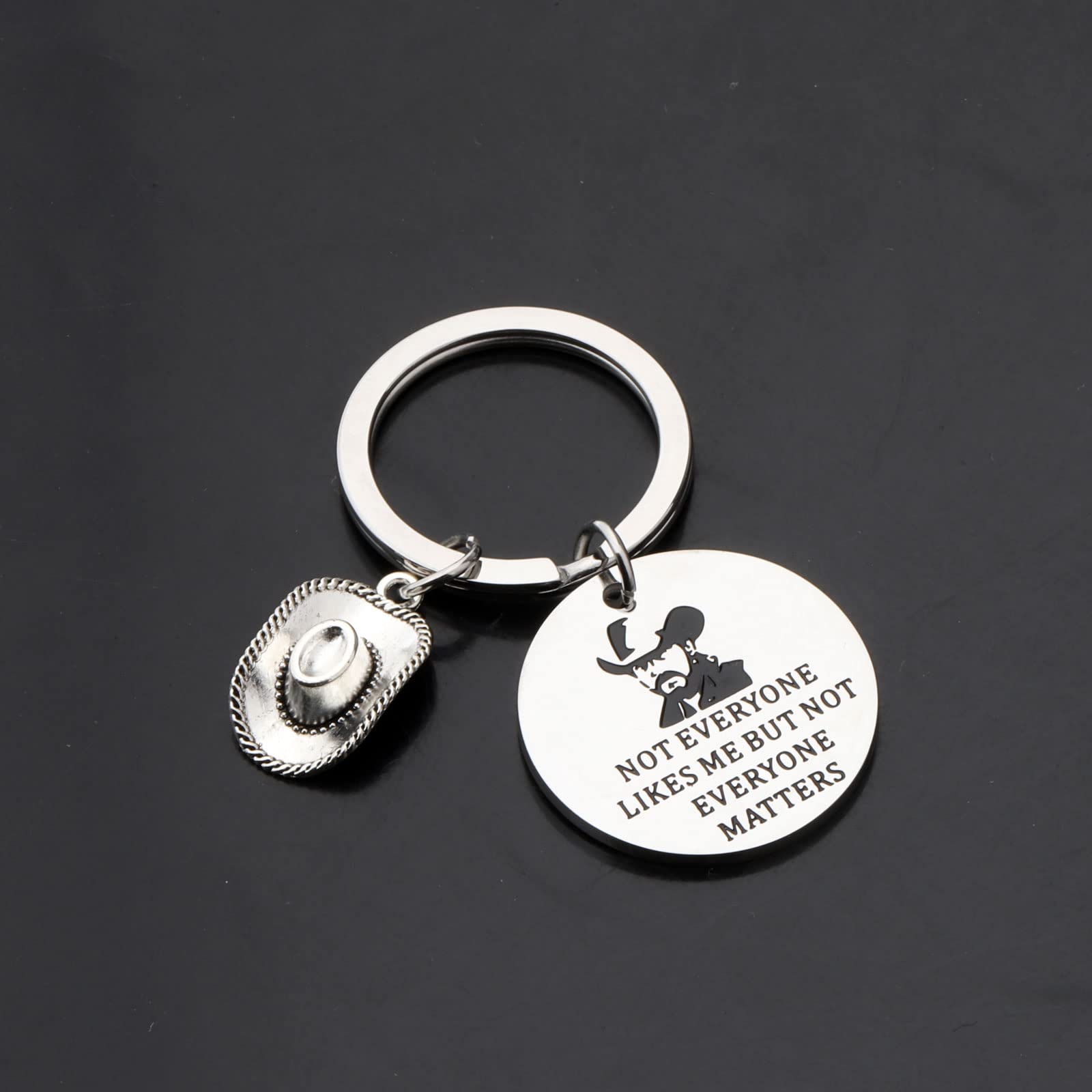 YS Inspired Keychain TV Show Fans Gift Rip Wheeler Merchandise Gift for Him Dad (NOT EVERYONE LIKES ME)