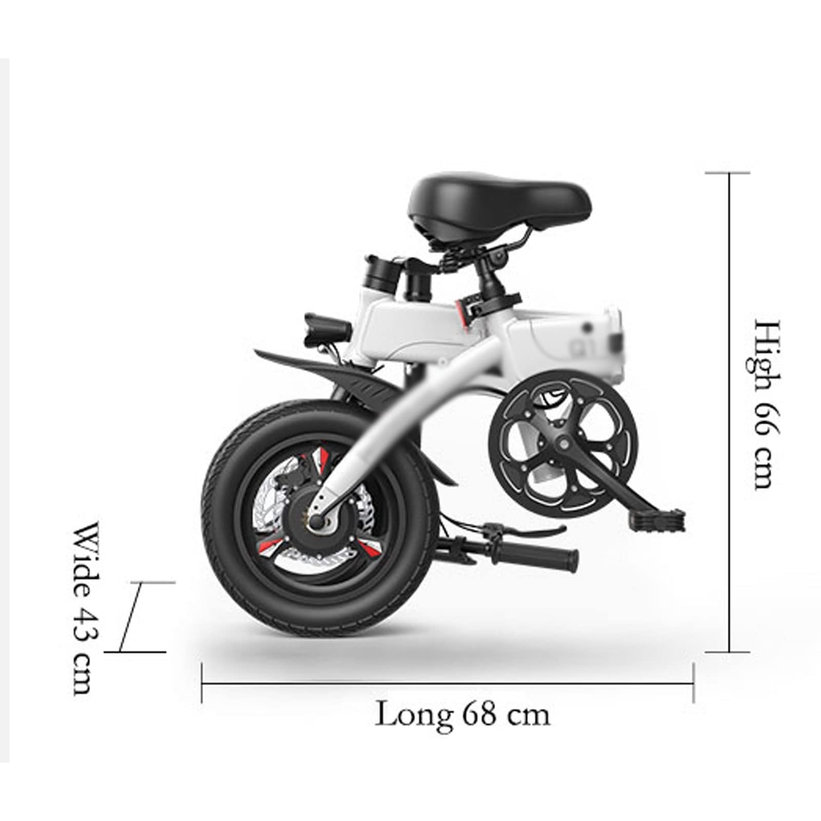Wonzoneddzxc Electric Bicycles Electric Bicycle Lithium Electric Oil Step Small Ultralight Battery Bike Eleictric Moped Applicable People