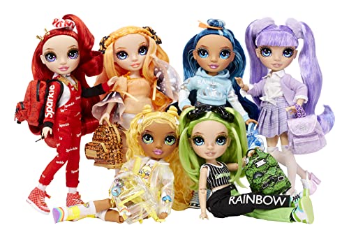 Rainbow High Jr High Skyler Bradshaw - 9-inch Blue Fashion Doll with Doll Accessories- Open and Closes Backpack, Great Gift for Kids 6-12 Years Old and Collectors