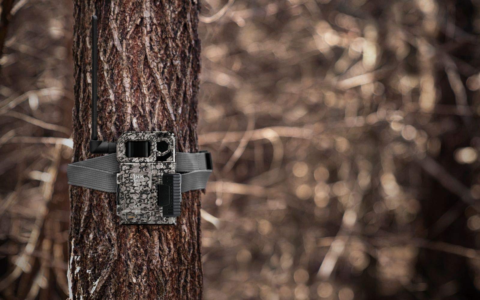 SPYPOINT Link-Micro-LTE Cellular Trail Camera with Batteries, Micro SD Card, and Mount (Link-Micro-LTE-V)