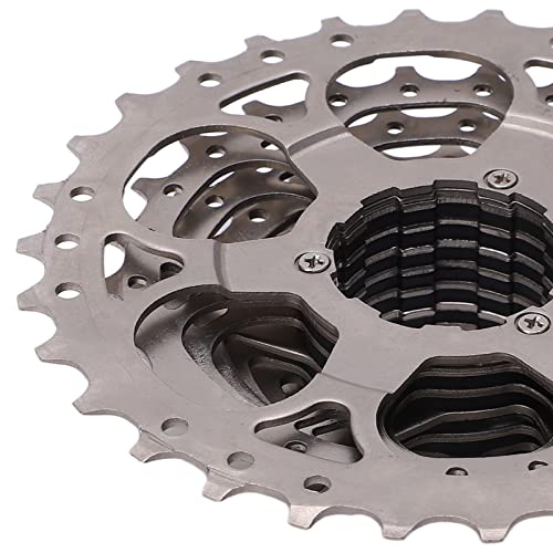 WESE 10 Speed Cassette, Anti Rust Steady Rotation 11β30T Road Bike Cassette Lightweight for Folding