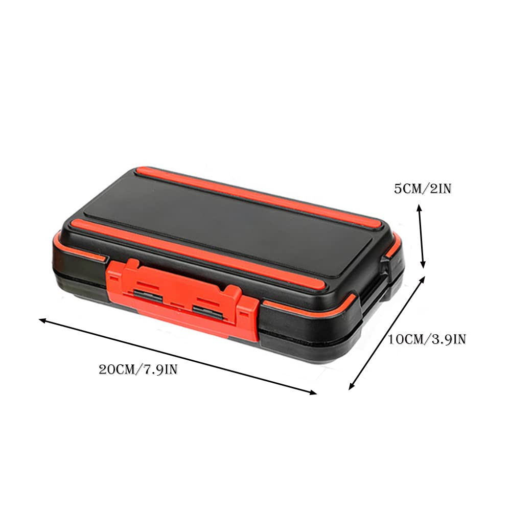 Zxiuzhen Lure Boxes, Fishing Accessory Box, Visibility Transparent Cover, Double Lock Design, Stainless Steel Hinge Shaft, Split Inner Warehouse, Camping Tools, for Fishing Tackle Storage