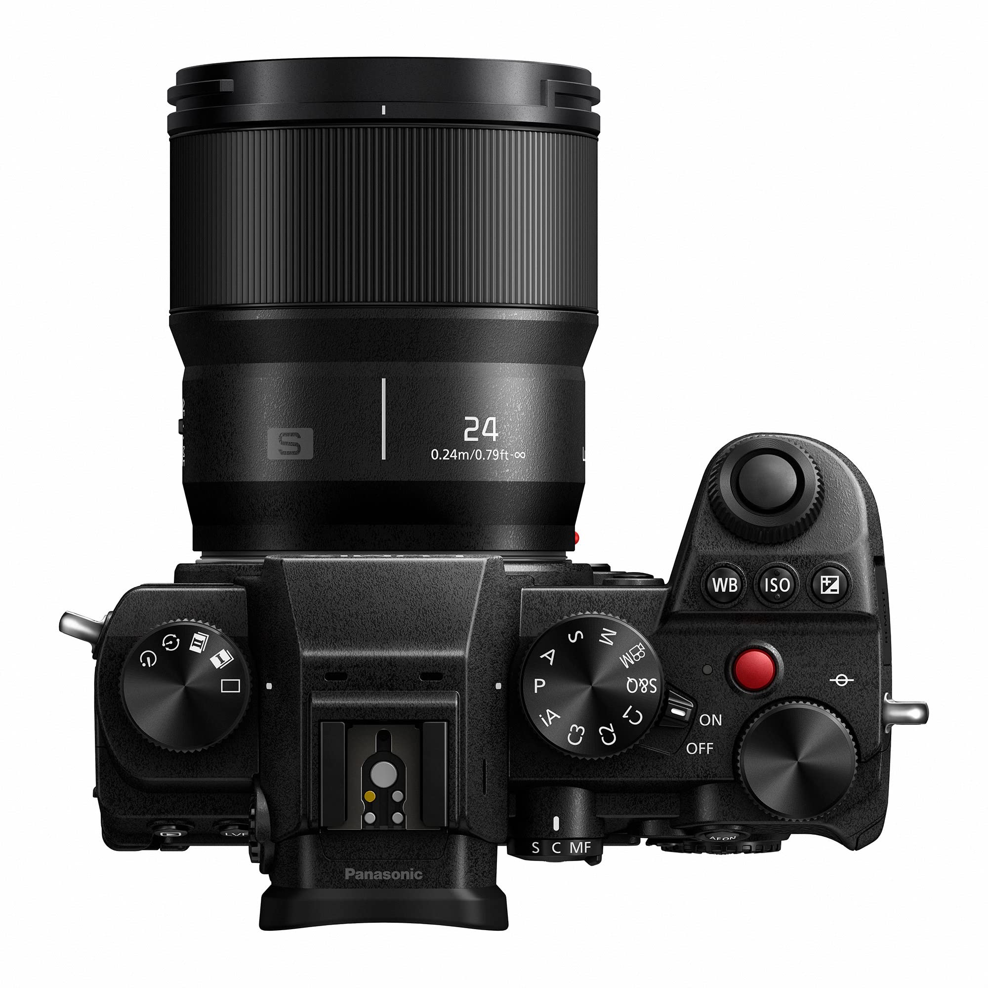 Panasonic LUMIX S Series Camera Lens, 24mm F1.8 L-Mount Interchangeable Lens for Mirrorless Full Frame Digital Cameras, S-S24 Black