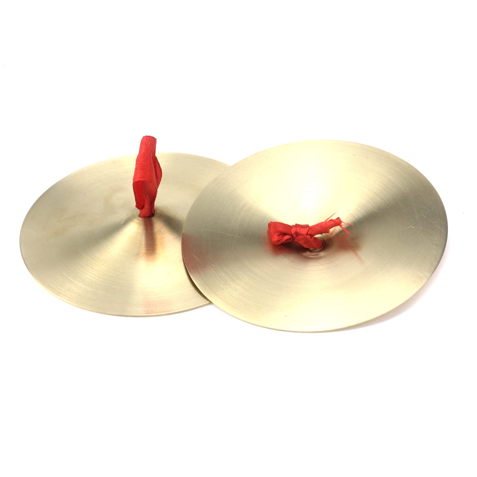Woogim Finger Cymbals Music Instrument 4Pcs Brass Belly Dance Finger Cymbals Finger Zills for Belly Dancer (3.5" Diameter)