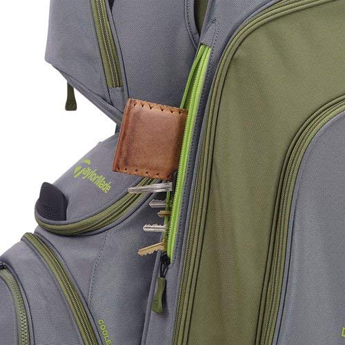 TaylorMade Supreme Cart Bag, Grey Dark/Army