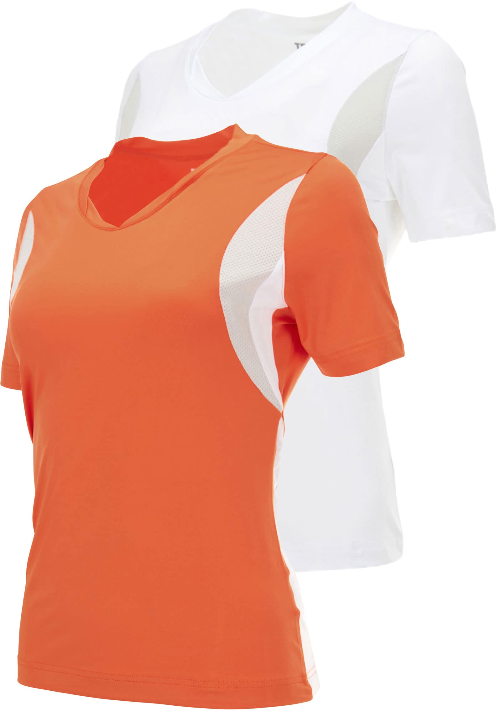 Women’s Activewear Dry Fit Athletic Moisture Wicking V Neck T-Shirts for Women - Workout t-Shirt 1&2 Pack