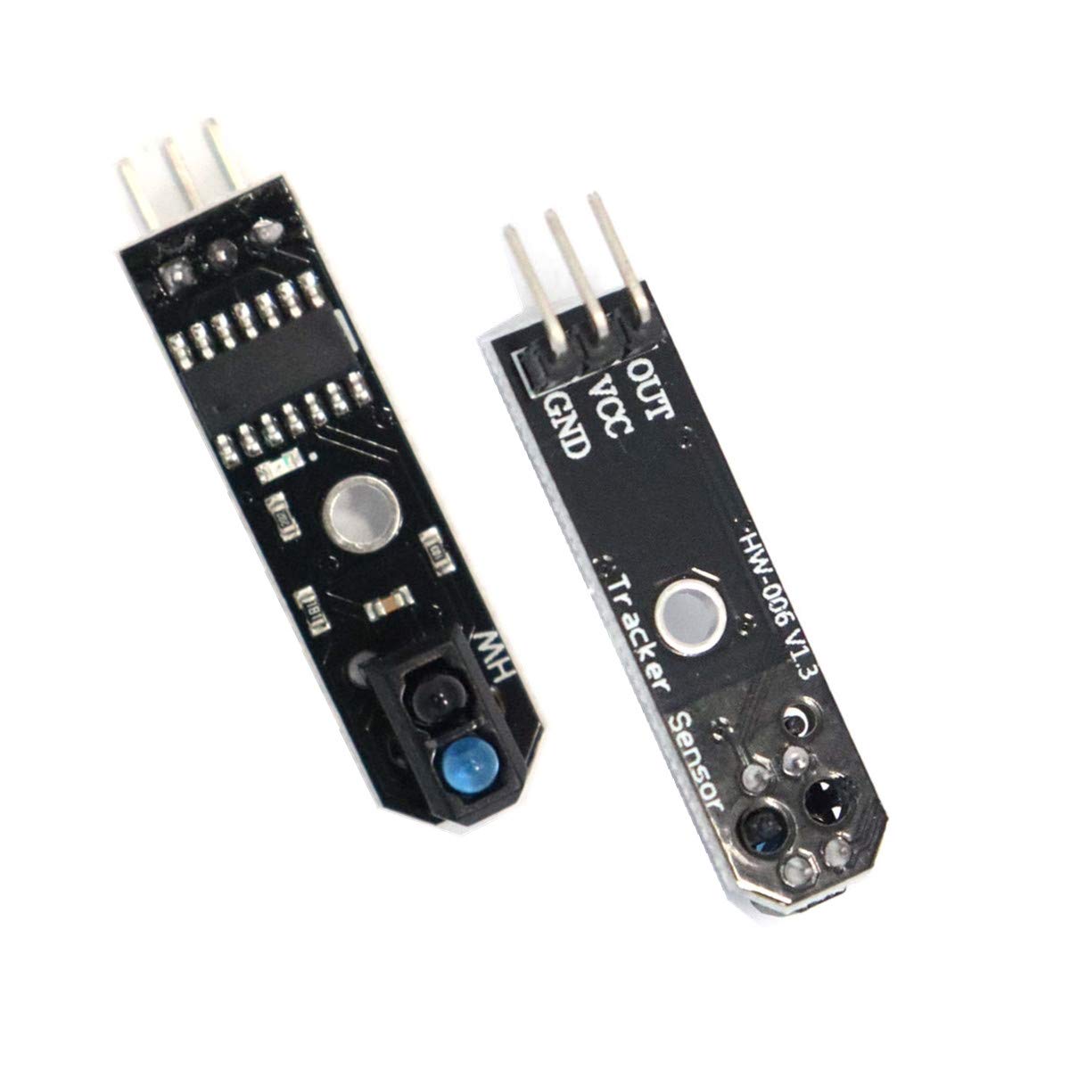 SUBALIGU 4pcs TCRT5000 IR Infrared Track Follower Sensor Obstacle Avoidance Module 5V Oc114