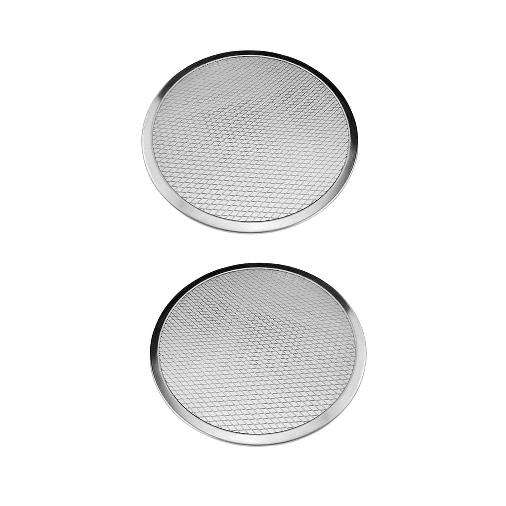 Unknown 2pcs Round Aluminum Screen Mesh Oven Plate 16inch