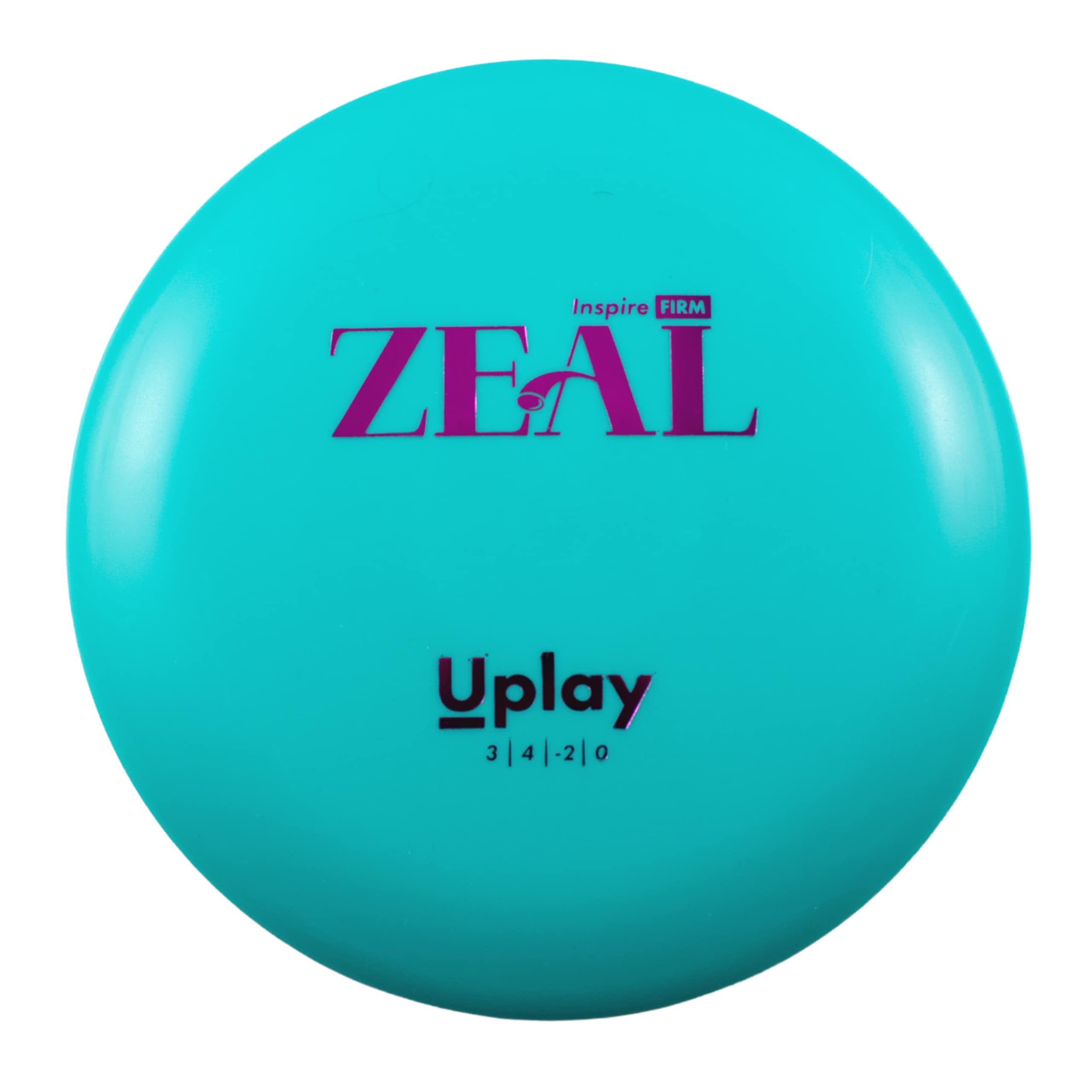 Zeal Disc Golf Putter by Uplay | Great Disc for All Player Levels | Inspire Firm Plastic (Yellow)