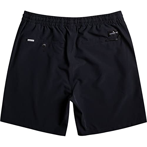 Quiksilver Ocean Elastic Amphibian 18 Hybrid Shorts Mens Sz L Black