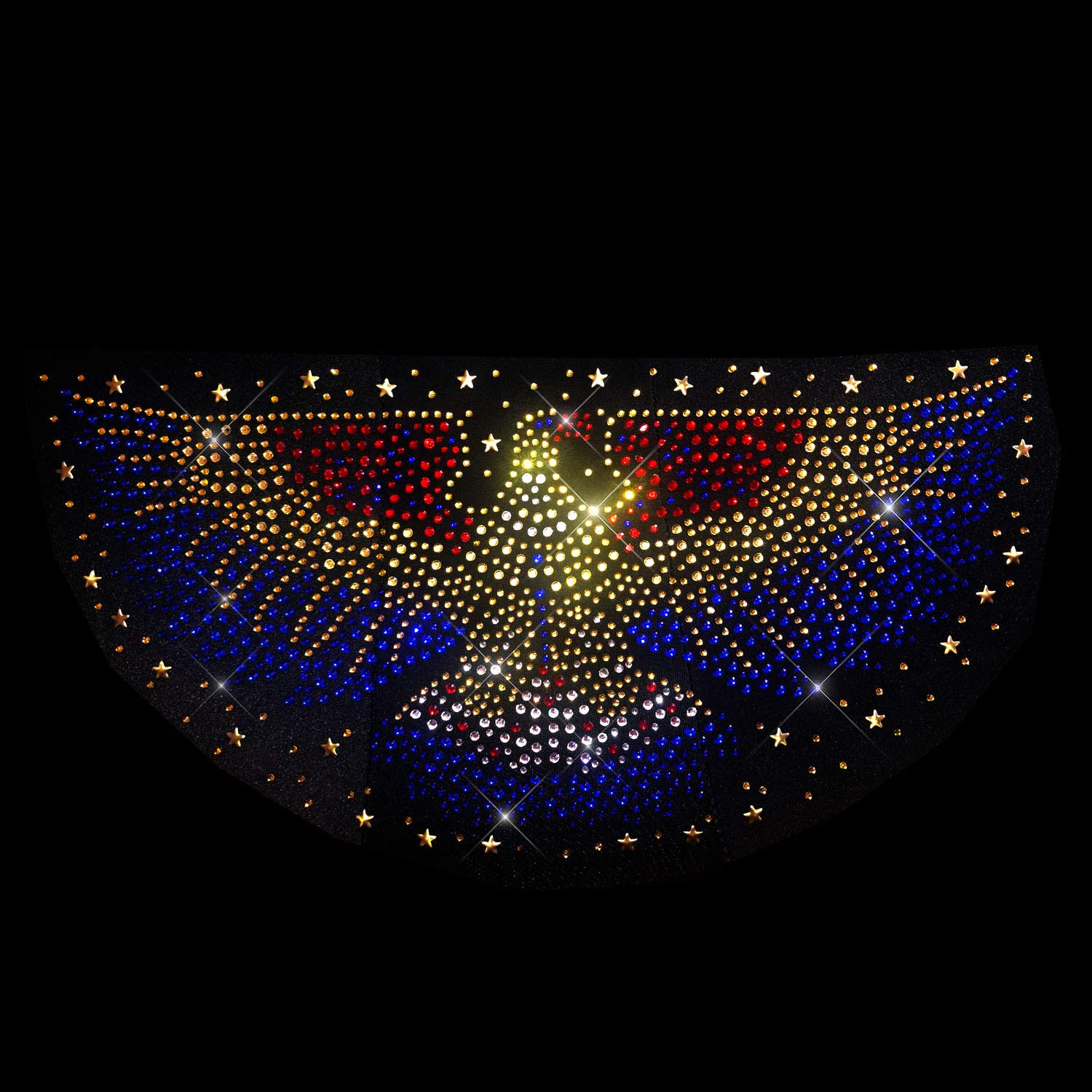 Rhinestop Elvis Eagle Iron-on Rhinestone Design