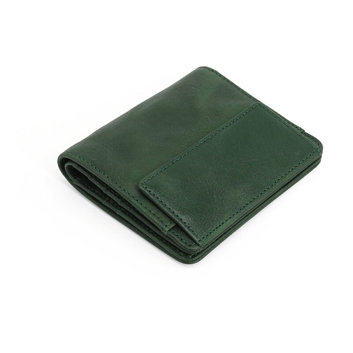 ZEBFYM Wallets for Men, Genuine Leather Business Handcrafted Men's Wallets, Card Cases & Money Organizers, Cowhide Small Wallets (Color : C)