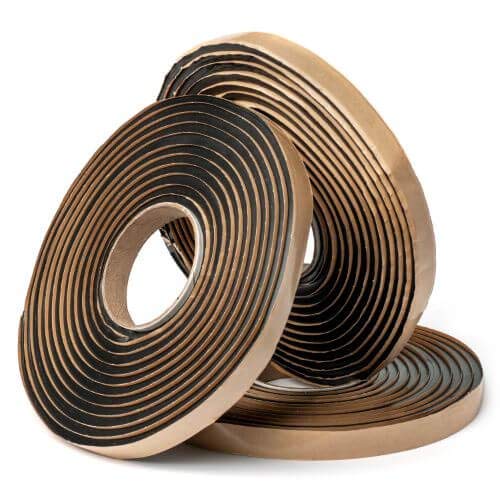 Second Skin Butyl Sealant Tape â Butyl Rubber Sealant, Multi-Purpose Butyl Rope, and Putty Tape for Automotive (Car, RV, Marine) â 1/4â x 1/2" x 20â â Made in The USA (3)