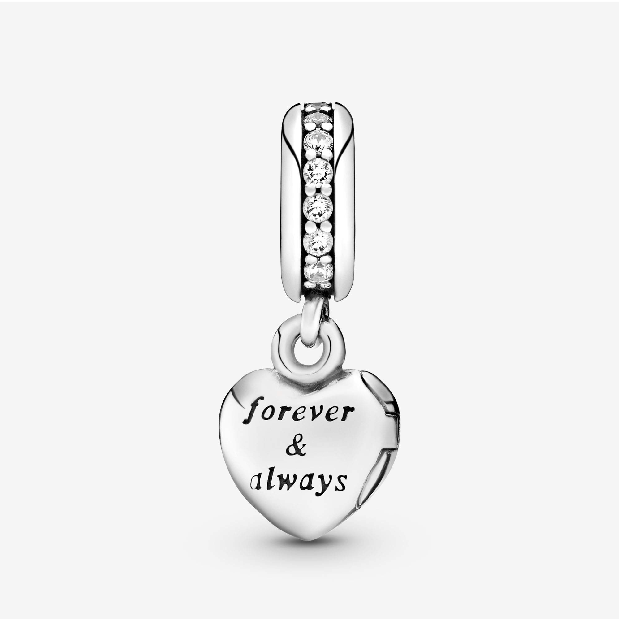 Pandora Jewelry My Beautiful Wife Dangle Cubic Zirconia Charm in Sterling Silver, No Box