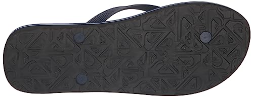 Quiksilver Men's Molokai Art Flip Flop Sandal, Blue/Blue/Green 233, 11