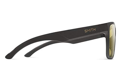 Smith Optics Lowdown XL 2 Matte Gravy Frame with Polarized Gold Mirror Carbonic Lens and a Lumintrail Cleaning Cloth