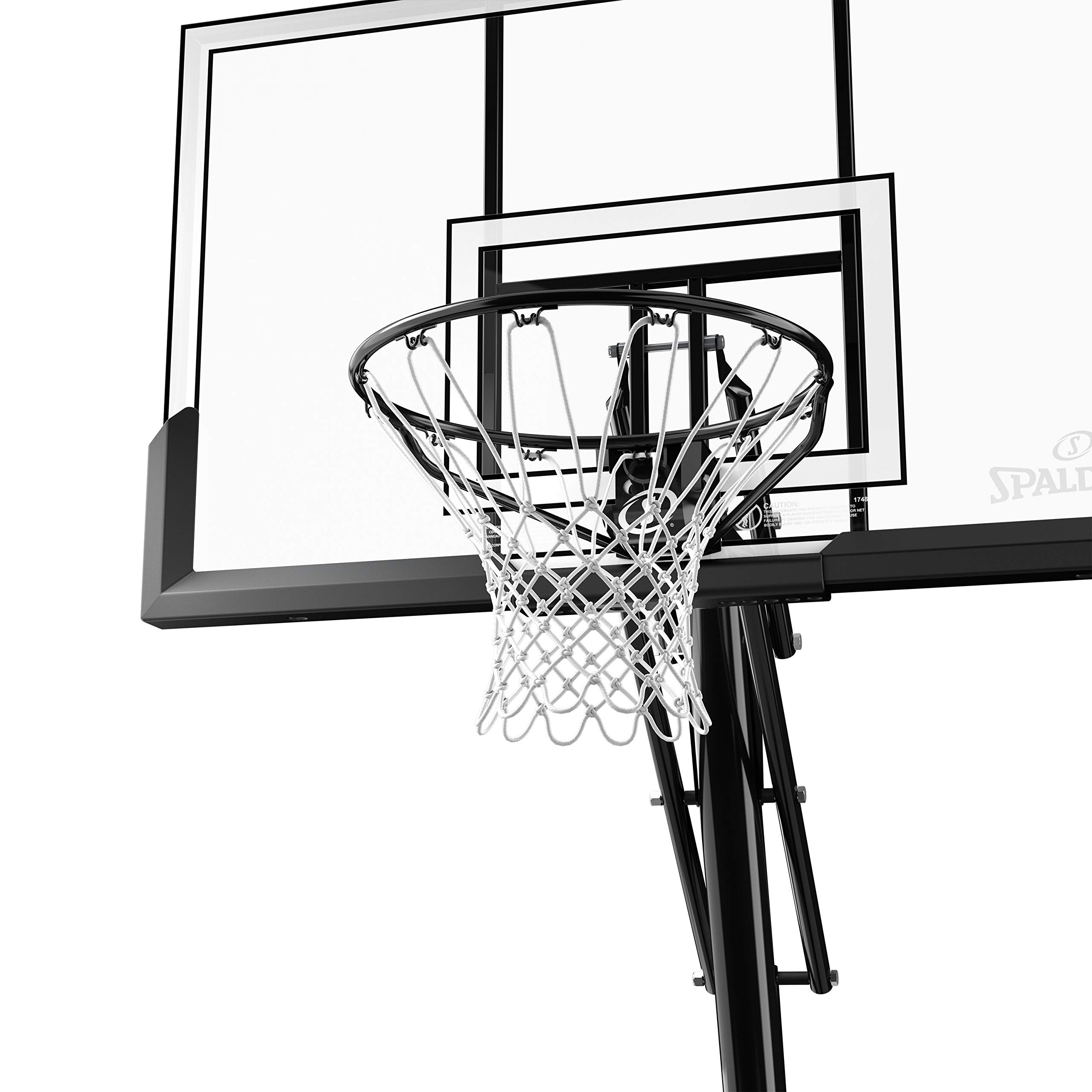 Spalding 52" Performance Acrylic Pro Glide Advanced® Portable Basketball Hoop