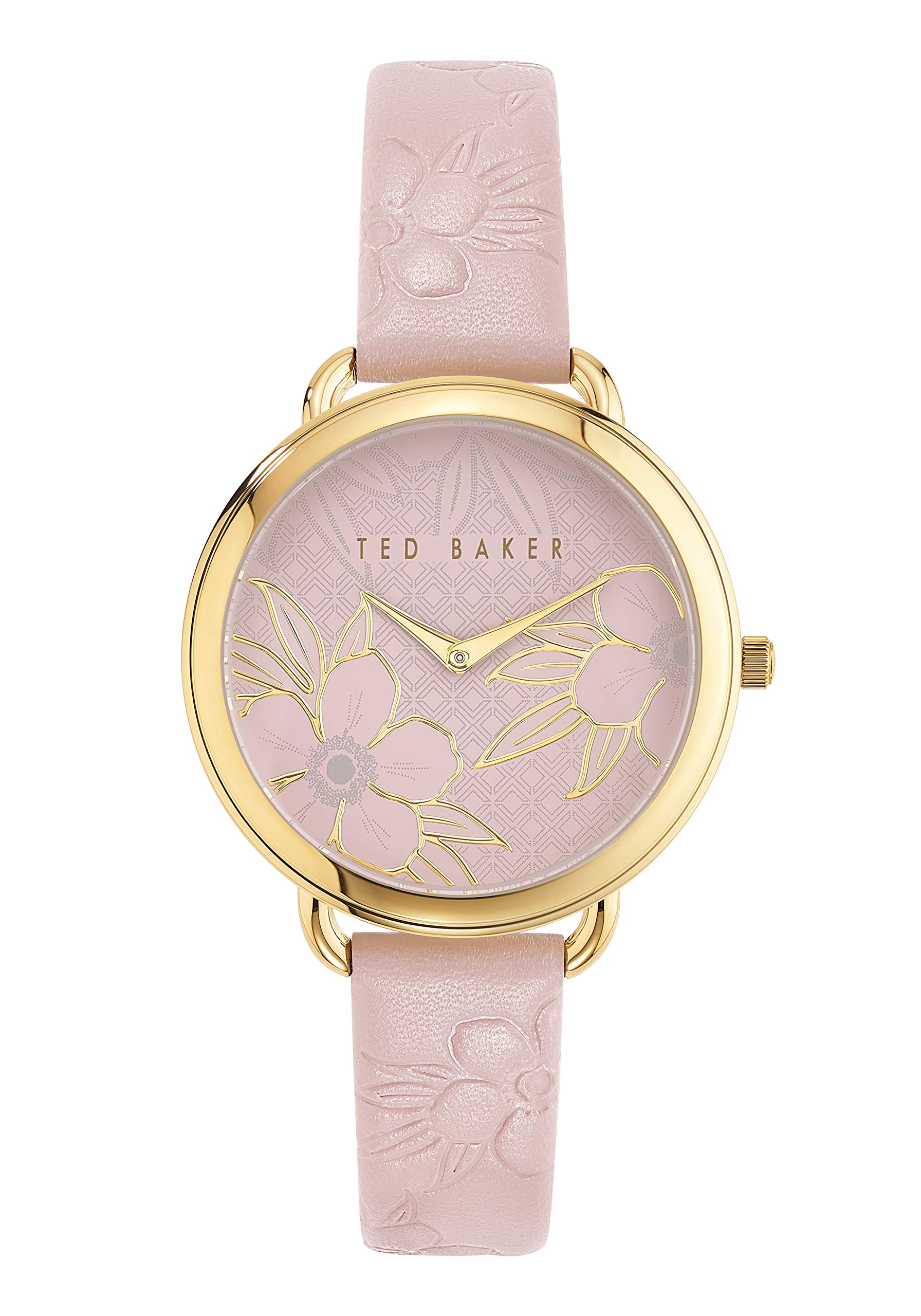 Ted Baker Women's HETTTIE Quartz Watch with Stainless Steel Strap, Pink, 14 (Model: BKPHTS005)
