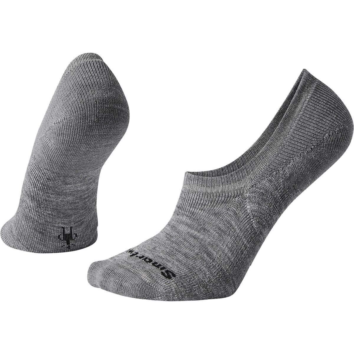 Smartwool Sneaker Cushion No Show Light Gray MD (Men's Shoe 6-8.5)