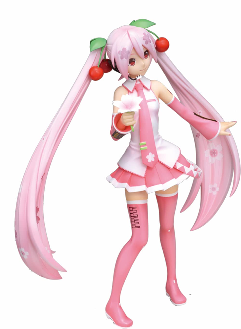 Sega Hatsune Miku Super Premium Action Figure Sakura Miku, 9"
