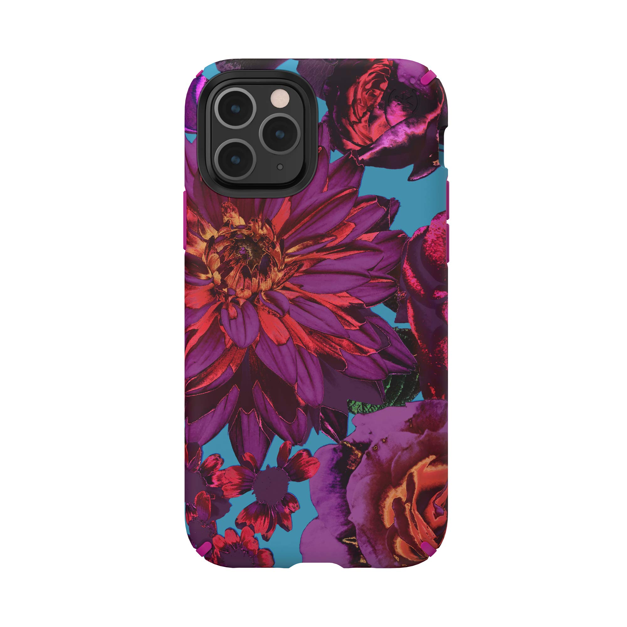 Speck Products Presidio Inked iPhone 11 Pro Case, HyperBloom Matte/Lipstick Pink