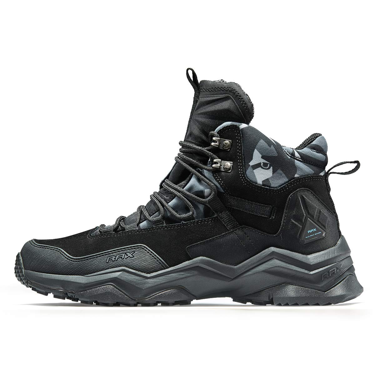 RAX Men's Wild Wolf Mid Venture Waterproof Lightweight Hiking Boots(9.5 US)