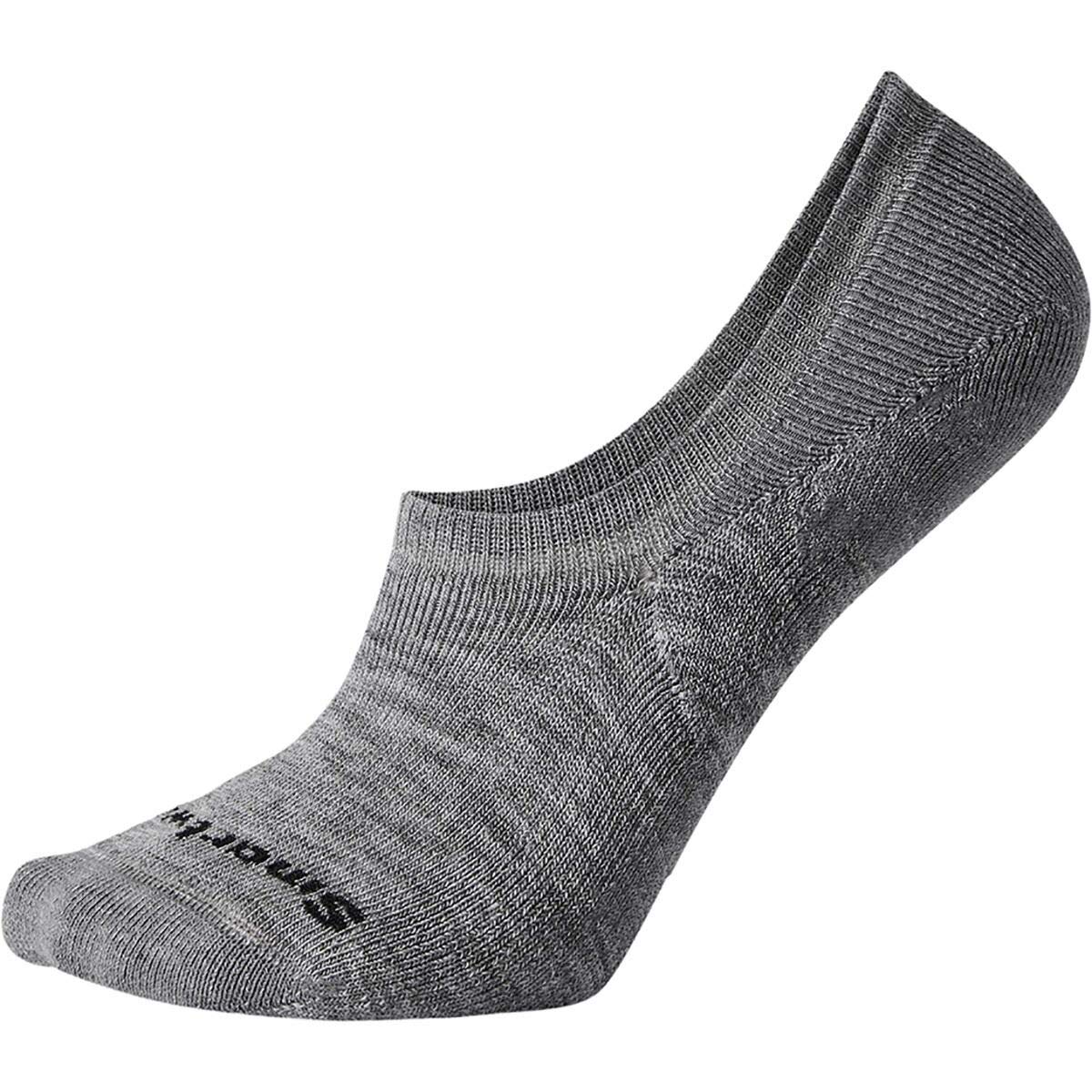 Smartwool Sneaker Cushion No Show Light Gray MD (Men's Shoe 6-8.5)