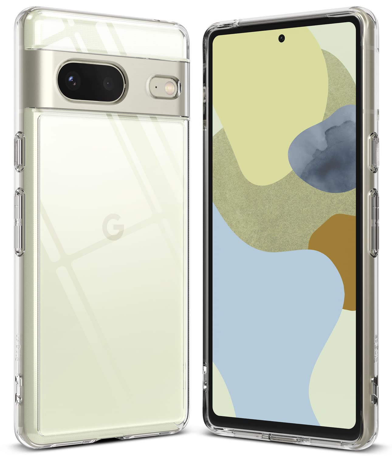 Ringke Fusion [Precise Cutouts for Camera Lenses] Compatible with Google Pixel 7 Case, Shockproof Bumper Transparent Phone Cover for Women, Men - Clear