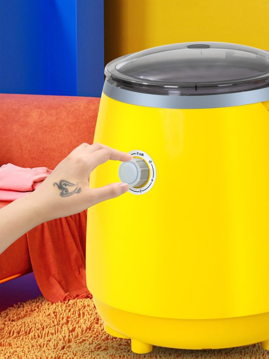 Portable Mini Washing Machine with Compact Design and Powerful Performance - Perfect for Small Spaces Mini Washer and Dryer Combo - Perfect for Apartments, RVs, Easy To Move