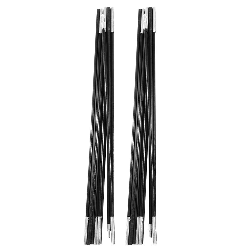 VGEBY Tent Support Rod, 4.9M Fiberglass Camping Tent Pole Bars Outdoor Sunshelter Support Tent Rod Replacement Awning Frames Accessories