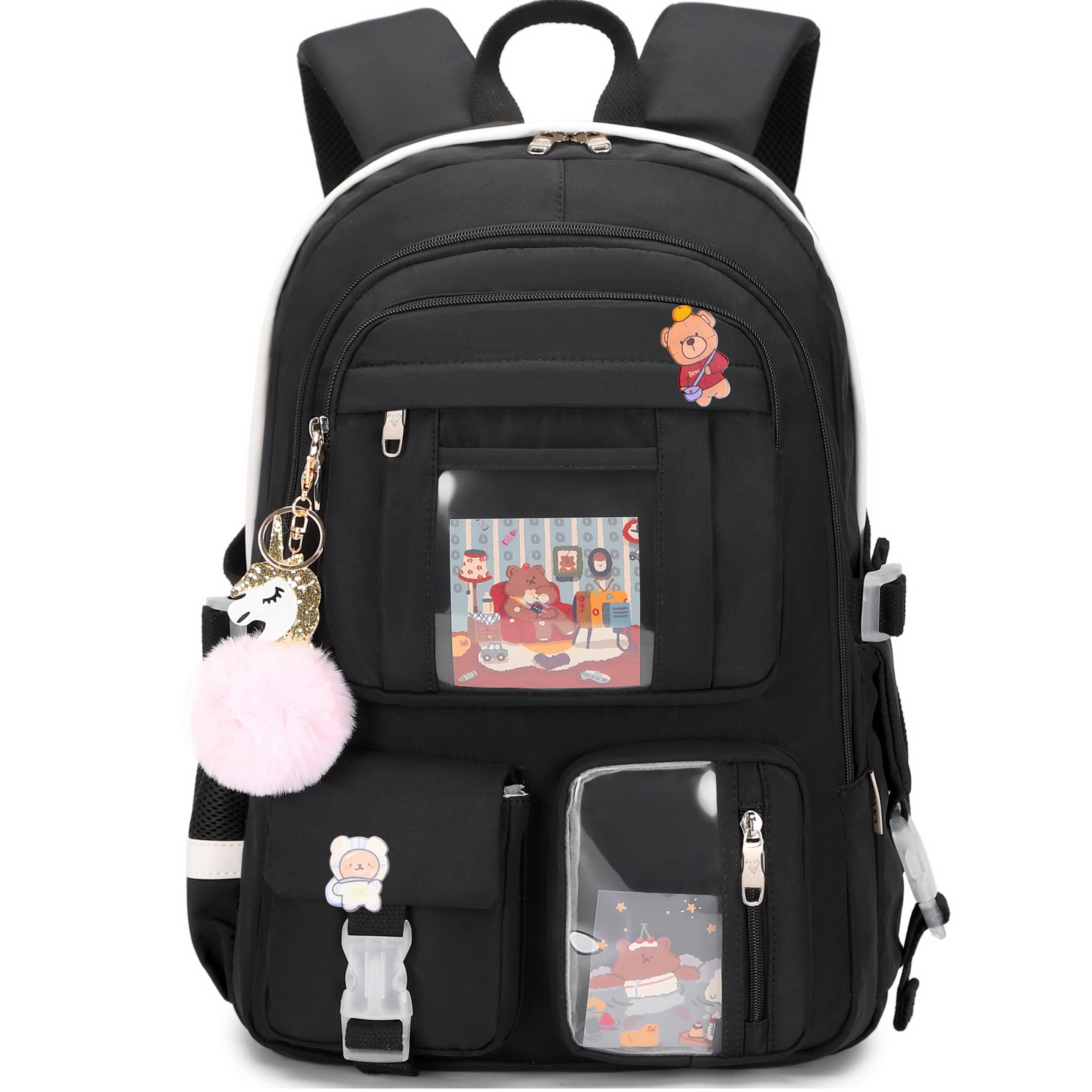 Smart Laptop Backpacks 15.6 inch for Women Men Business Travel Weekender Carry on Backpack with USB Charging Port