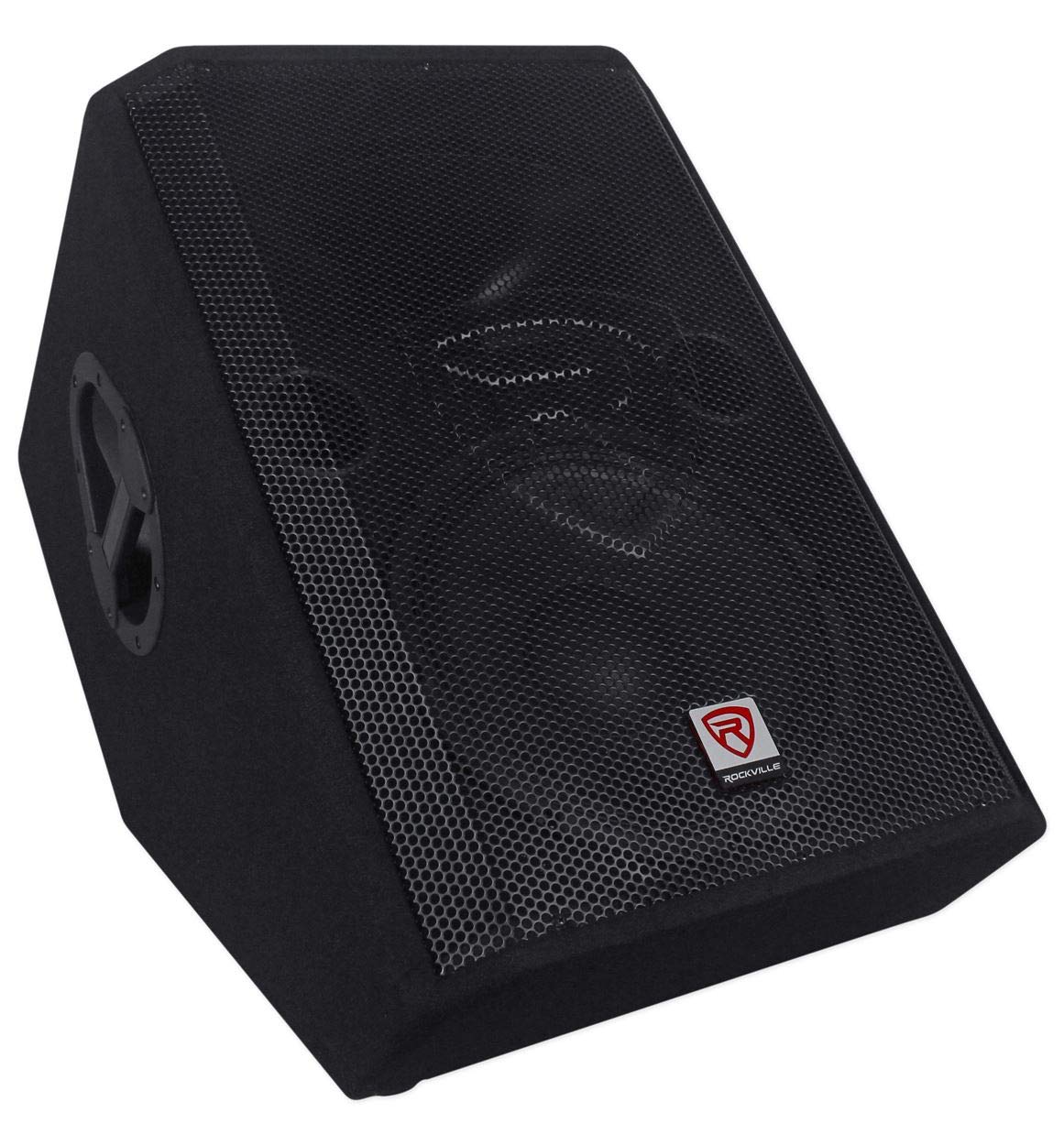 Rockville 1000 Watt 2-Way Powered Active Stage Floor Monitor Speaker, Black, 12 inch (RSM12A)