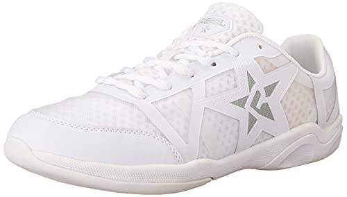 Rebel Athletic Ruthless Cheer Shoe, White, Size 8
