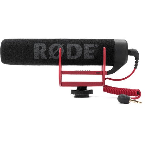 Rode VideoMic GO II On-Camera Shotgun Microphone and Deluxe Windshield Wind Cover Kit