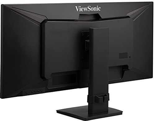 ViewSonic VA3456-MHDJ 34 Inch 21:9 UltraWide WQHD 1440p IPS Monitor with Ultra-Thin Bezels, Ergonomics Design, HDMI, and DisplayPort Inputs for Home and Office