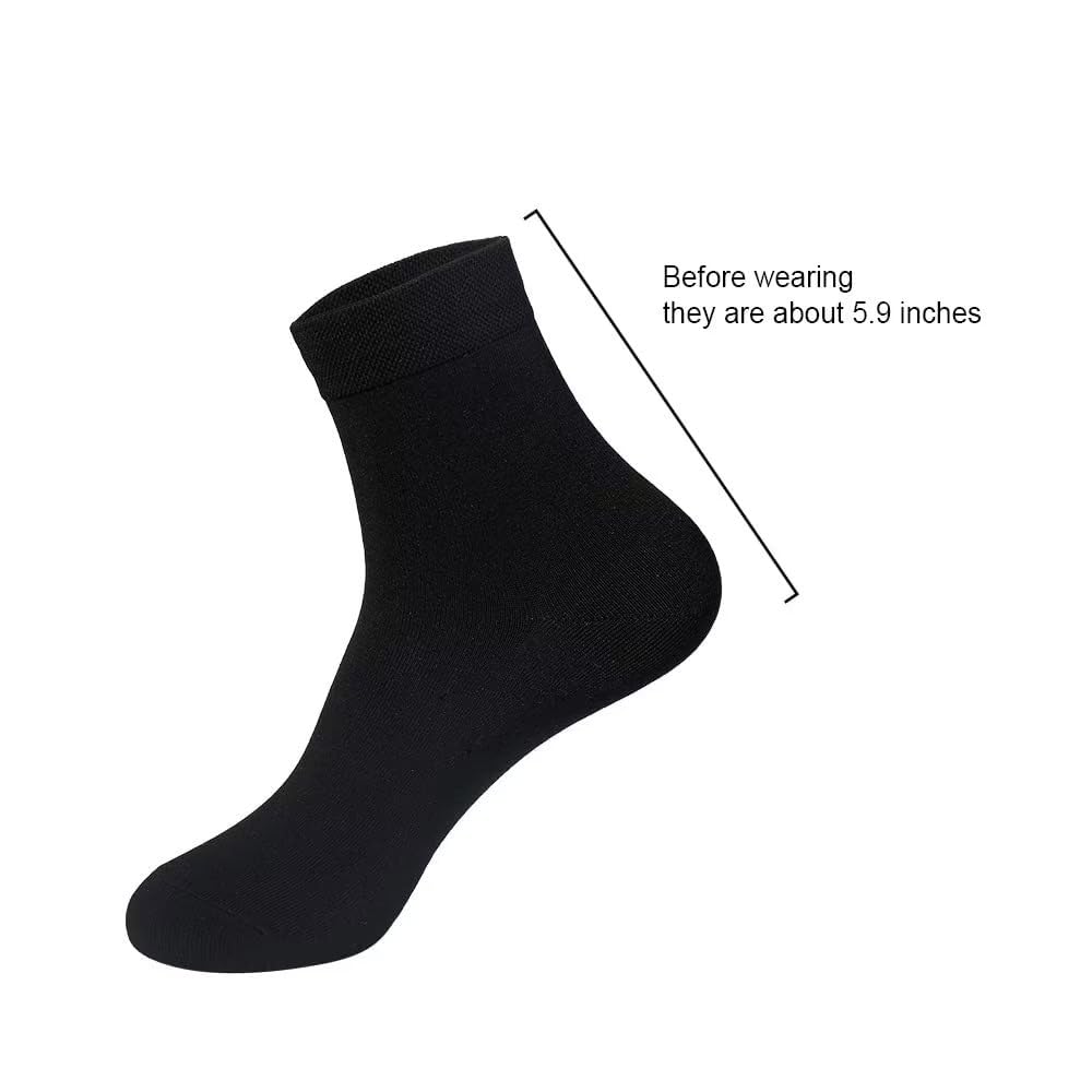 Ten Star Material Bamboo Low Quarter Thin Ankle Sock for Men and Women Anti Odor Natural Breathable Comfortable Socks 6 Pairs