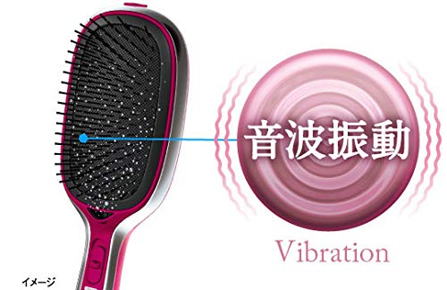 TESCOM Anti-Static Vibration Ionic Massage brush TIB25 (Pink)